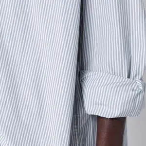 Our Legacy Above Striped Cotton Poplin Shirt