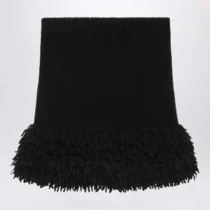 Loewe Short Wool Blend Skirt - Black