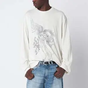 Our Legacy Box Long-sleeved Cotton T-shirt - White