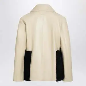 Loewe Light /black Lambskin Nappa Leather Jacket - Yellow