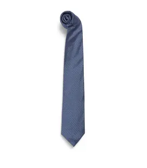 Corneliani Silk Jacquard Tie - Blue