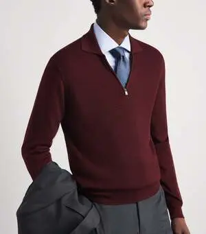 Corneliani Silk Jacquard Tie - Blue