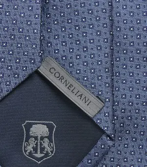 Corneliani Silk Jacquard Tie - Blue