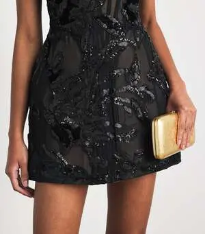 Costarellos Embellished Elitta Mini Dress