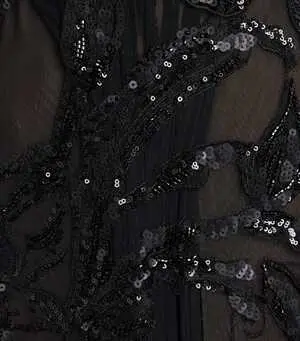 Costarellos Embellished Elitta Mini Dress