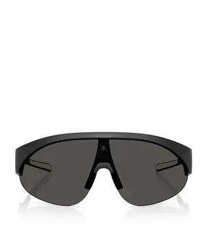 Moncler Myrr Oval Sunglasses - Black