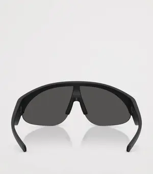 Moncler Myrr Oval Sunglasses - Black