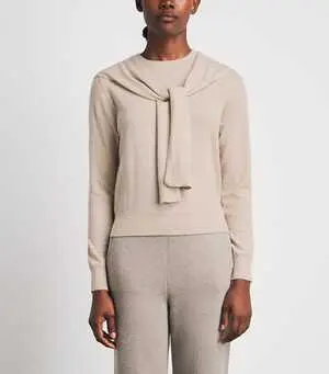 Arch4 Cashmere Tie-front Sonja Sweater