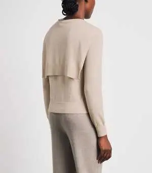 Arch4 Cashmere Tie-front Sonja Sweater