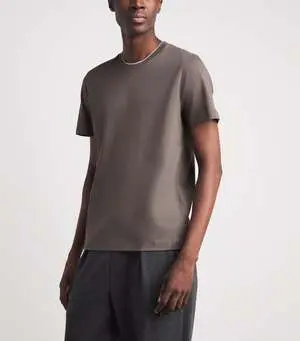 Corneliani Cotton Double-neckline T-shirt
