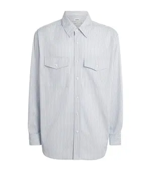 SYSTEM Cotton Stripe Shirt