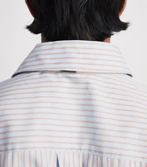 SYSTEM Cotton Stripe Shirt