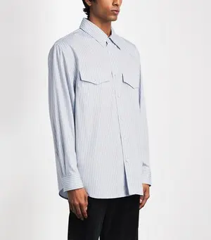 SYSTEM Cotton Stripe Shirt