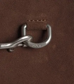 SYSTEM Suede Anchor Shoulder Bag