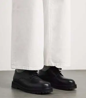 FRAME X Amelia Gray The Pixie Gray Wide-leg Jeans