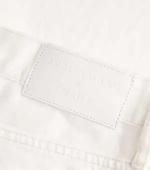 FRAME X Amelia Gray The Pixie Gray Wide-leg Jeans