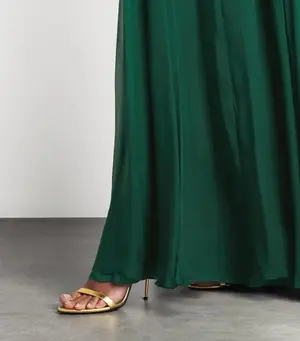 Zuhair Murad Silk Embellished Sleeveless Gown