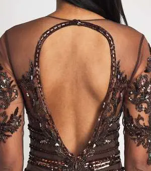 Zuhair Murad Embellished Open-back Gown