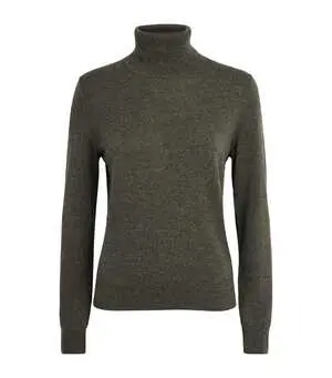 Paige Cashmere Funnel-neck Jacie Sweater - Grey