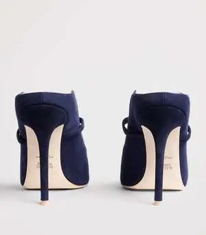 MALONE SOULIERS Suede Embellished Maureen Arc Heeled Mules 100