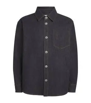 AMI Paris Denim De Coeur Overshirt