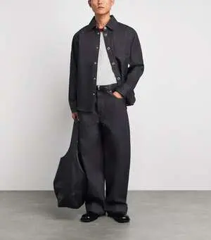 AMI Paris Denim De Coeur Overshirt