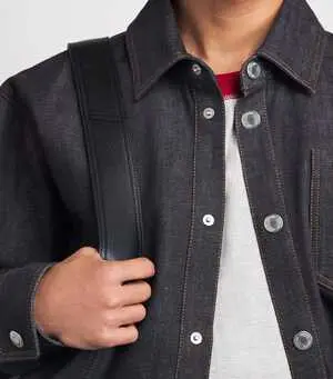 AMI Paris Denim De Coeur Overshirt