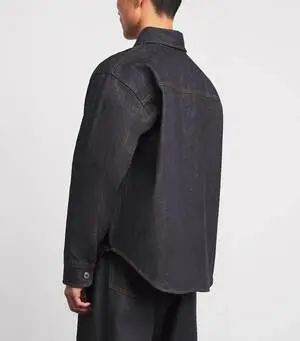 AMI Paris Denim De Coeur Overshirt