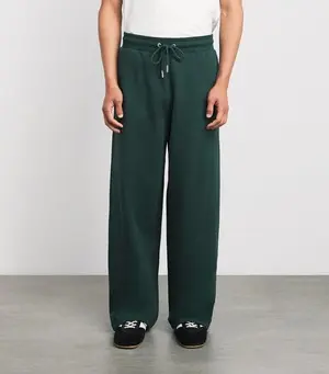 AMI Paris Stretch-cotton De Coeur Sweatpants