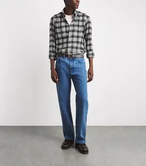 100HANDS Cotton Flannel Check Shirt
