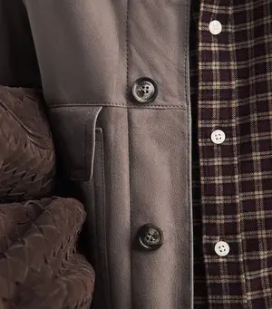Herno Suede Bomber Jacket