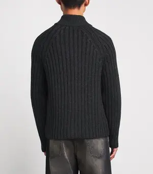 Our Legacy Merino Wool Zip-up Cardigan