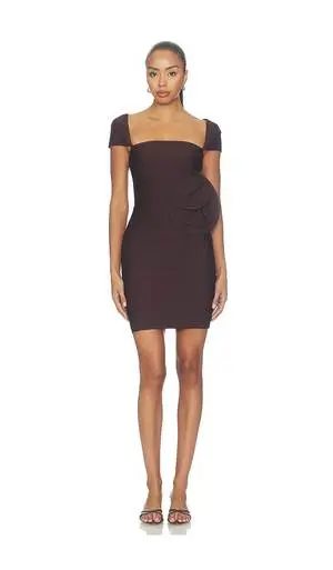 ROTATE BY BIRGER CHRISTENSEN Siddi Dress In Brown