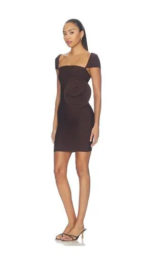 ROTATE BY BIRGER CHRISTENSEN Siddi Dress In Brown