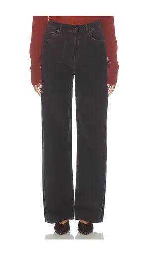 AGOLDE Ren Corduroy Jean In Brown - Forge