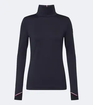 Moncler Logo Ski Top - Blue