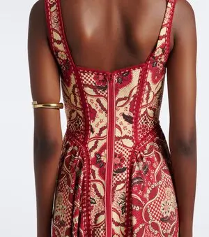 ALEMAIS Alémais Kenny Printed Midi Dress - Multicoloured