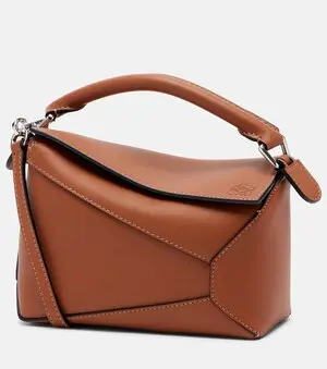 Loewe Puzzle Edge Mini Leather Tote Bag