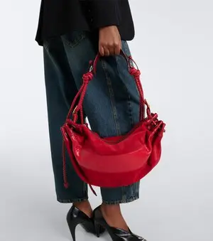Isabel Marant Étoile Maia Medium Suede And Leather Shoulder Bag