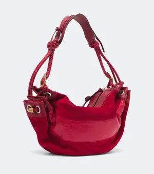 Isabel Marant Étoile Maia Medium Suede And Leather Shoulder Bag