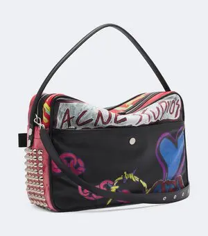 Acne Studios Camero Camera Printed Leather Shoulder Bag