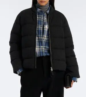 Jardin Des Orangers Cashmere Down Jacket - Grey