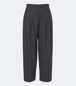 Max Mara Pleated Wool Wide-leg Pants