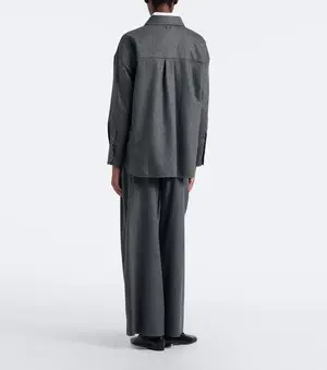 Max Mara Pleated Wool Wide-leg Pants