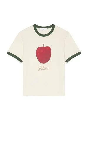PALMES Apple Ringer Tee Shirt In White