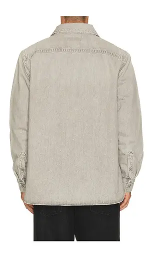 AGOLDE Craven Shirt In Grey