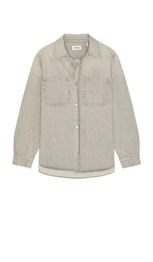 AGOLDE Craven Shirt In Grey