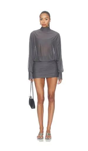 SEROYA Jensine Dress In Grey