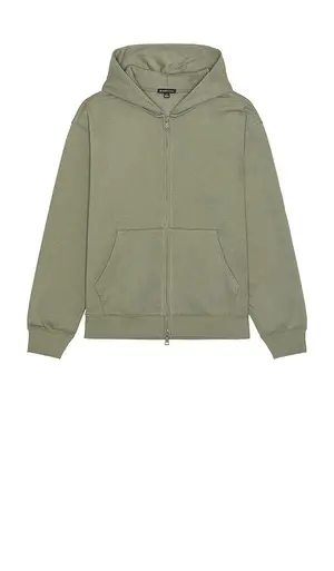 Beyond Yoga Luxefleece Zip Up Hoodie In Green