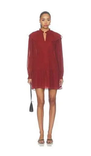 FRAME The Silk Soirã©e Dress In Brick